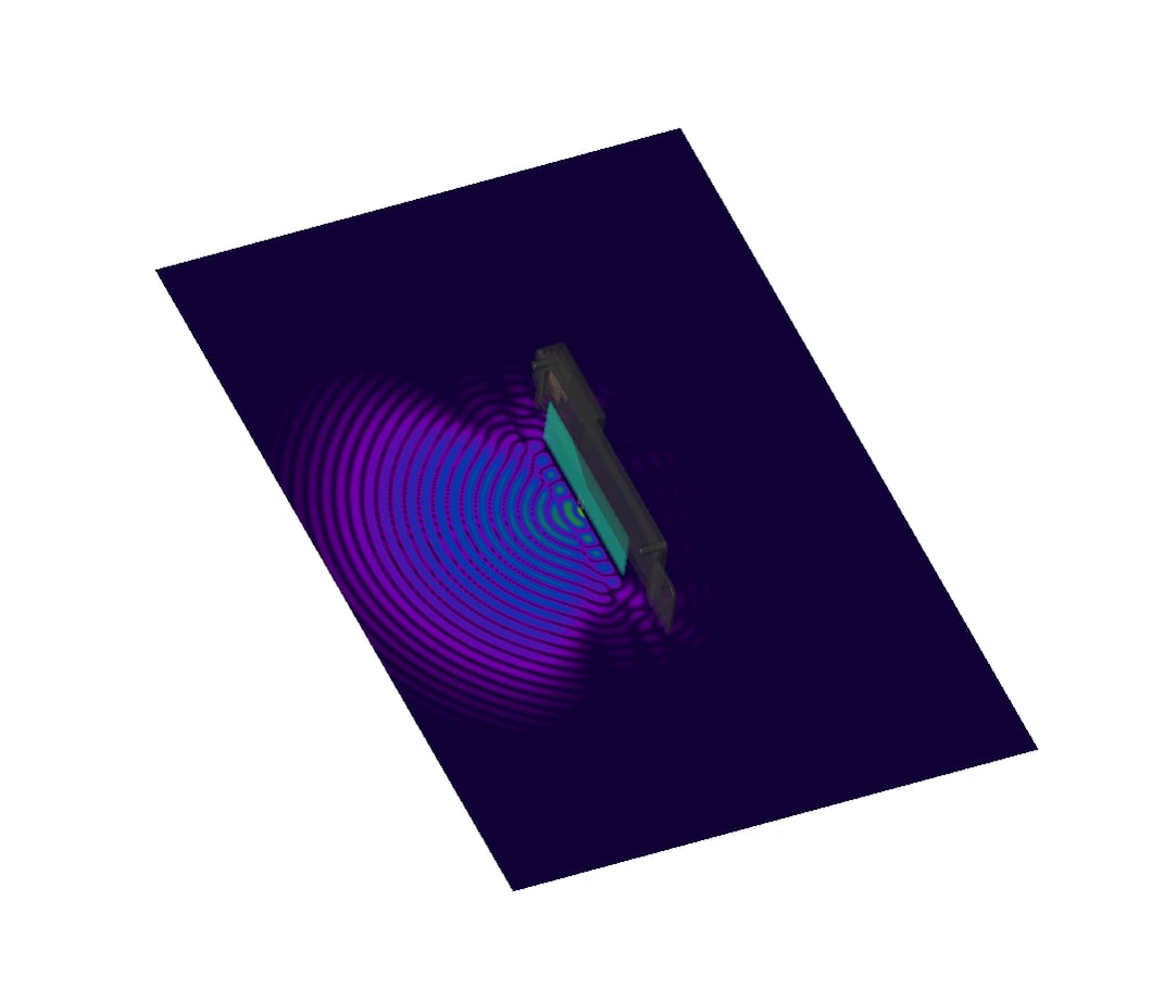 EM Simulation of Automotive Radar Mounted in Vehicle Bumper | Remcom