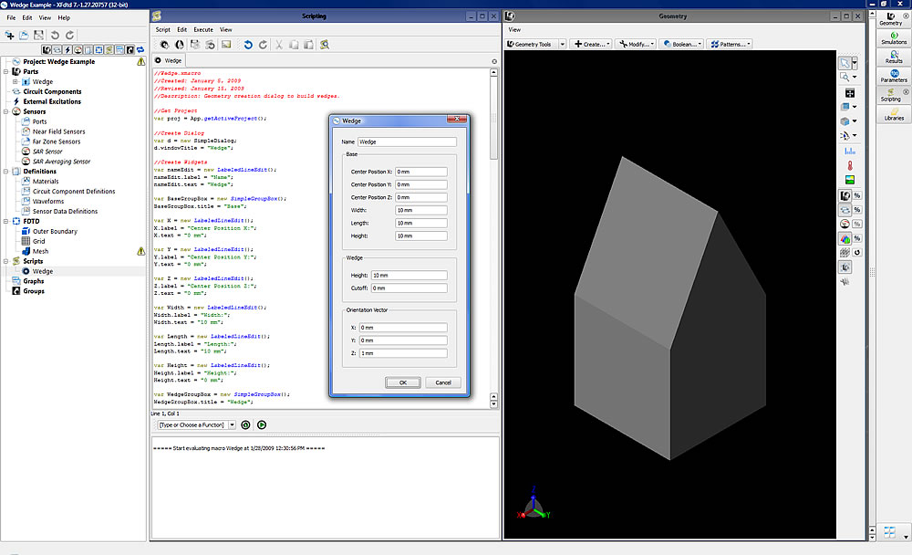 Scripting API | Custom Scripted Features | Remcom