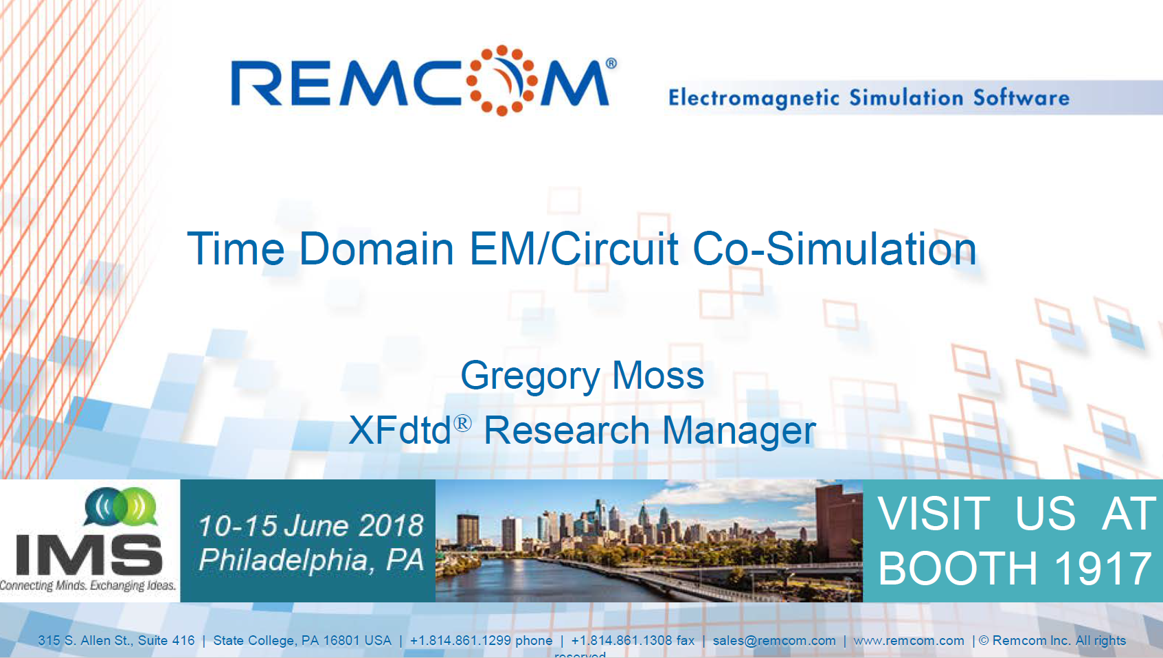Time Domain Electromagnetic Circuit Co Simulation Remcom
