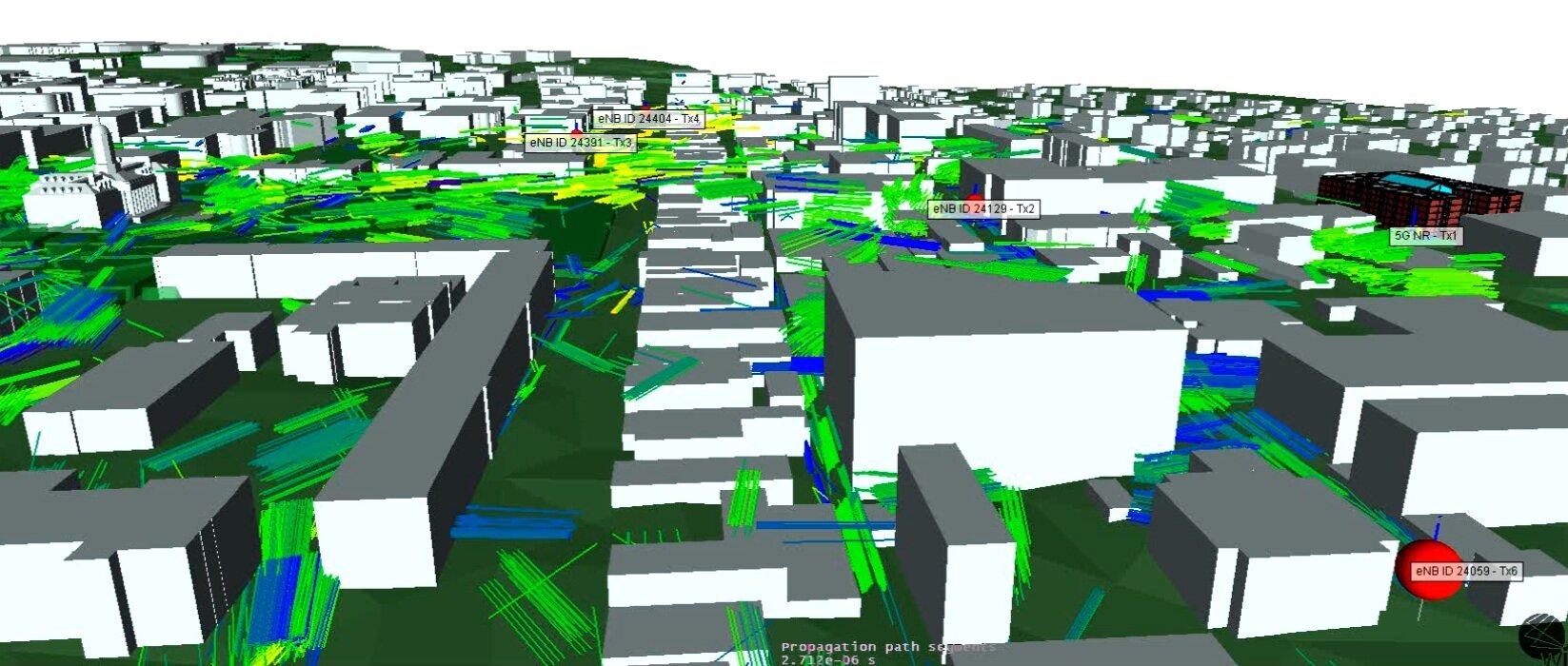 LTE and 5G NR Propagation in a Suburban Environment using Wireless ...